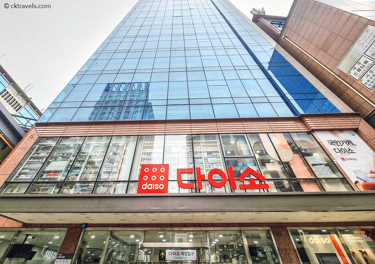 Daiso in Myeongdong - 12 Floors of Shopping in Seoul - South Korea Hallyu